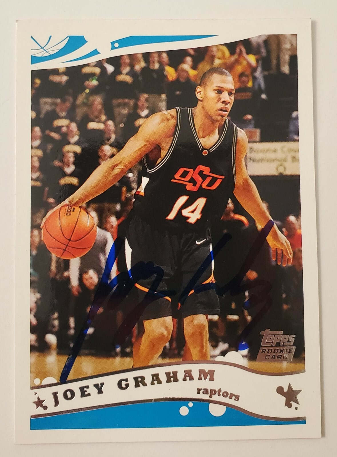 Joey Graham Signed Topps #236 2005-06 Card RC Toronto Raptors Auto NBA ...