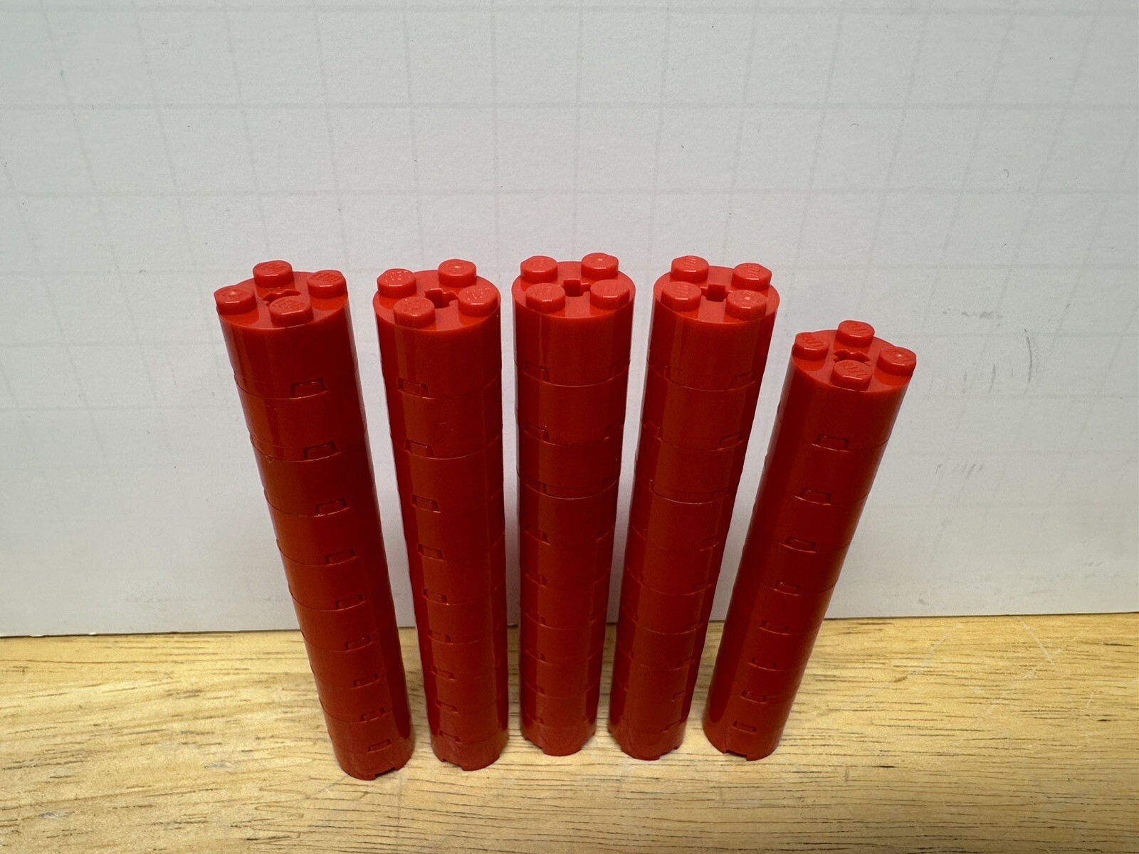 Lego 2x2 Round Brick w/Axle Hole Red 3941 6116 6143 - Lot Of 49 | eBay