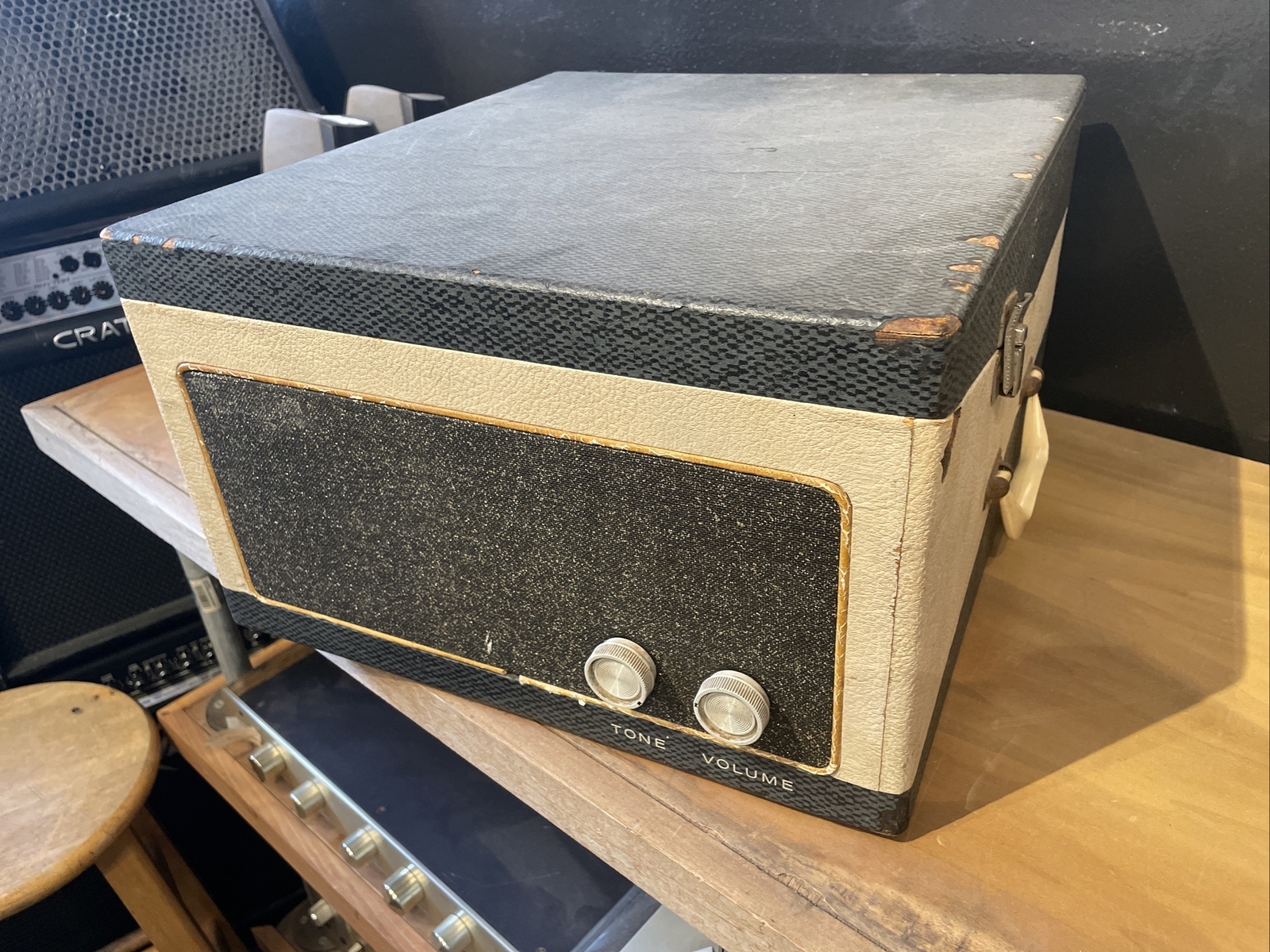 Webcor Maestro Portable Tube Record Player Turntable Project Parts/As ...