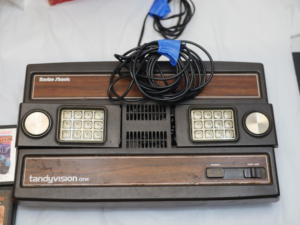 Vintage Video Game Bundle, including Radioshack Tandyvision console! | eBay