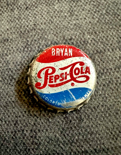 Vintage Pepsi-Cola BRYAN Cork Soda Bottle Cap - Bryan, Ohio | eBay