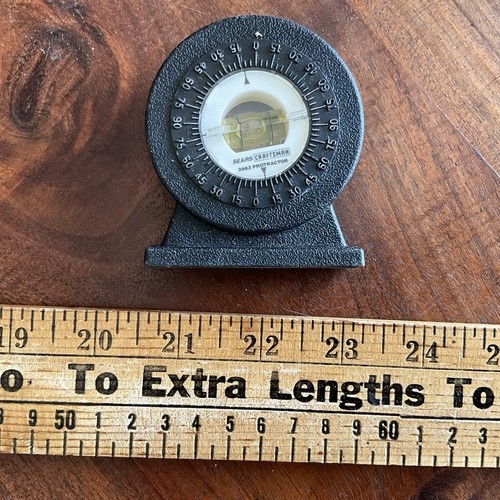 Vintage Sears / Craftsman No. 3984 Magnetic Universal Protractor Made ...