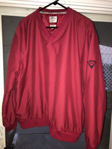 Callaway Golf Pullover Windbreaker Jacket Windstopper Men’s Medium | eBay