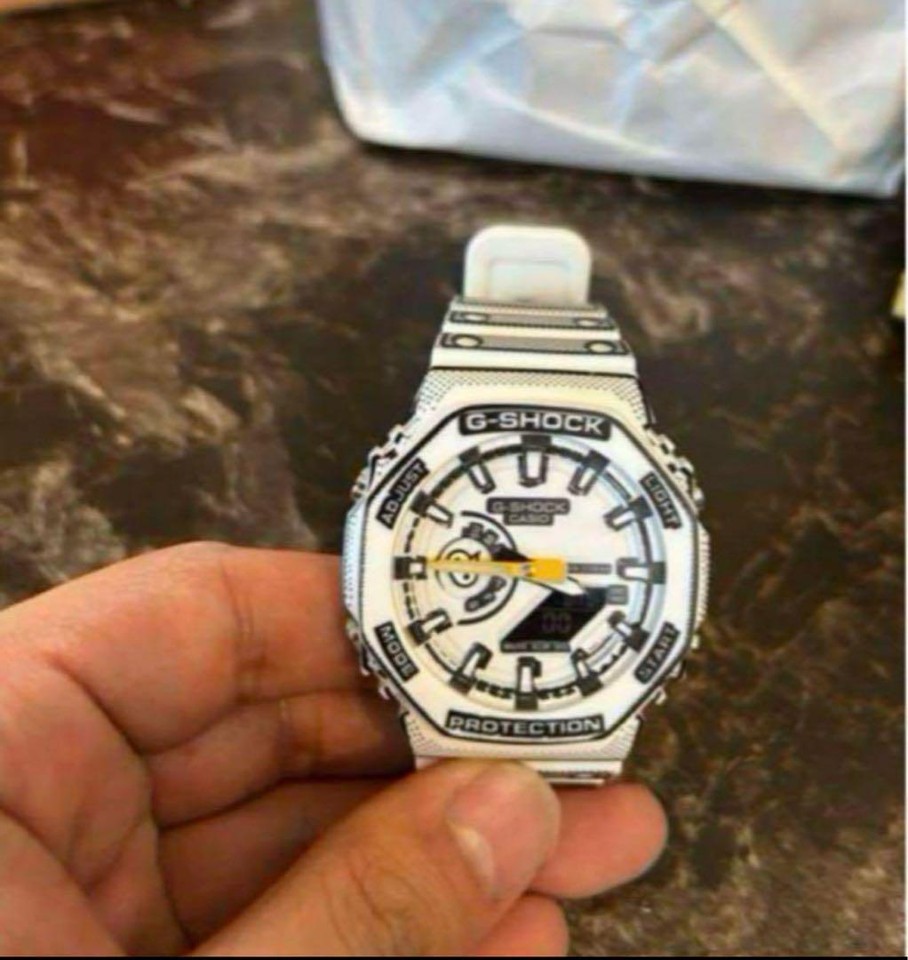 G-SHOCK MANGA THEME GA-2100MNG-7AJR Men's Watch Octagon White Japan No ...