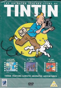 Tintin - DVD - 3 x Feature Length Animated Adventures (Brand New Sealed ...