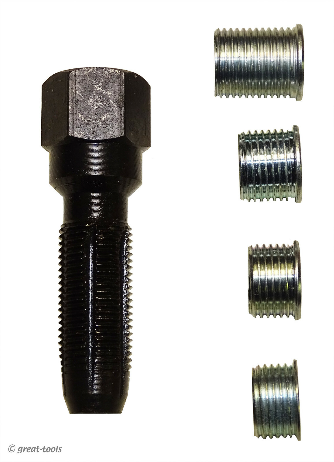 14mm SPARK PLUG RETHREADER KIT – automotive hand tools – steel thread ...