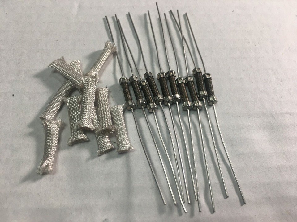 LIONEL POSTWAR SMOKE REPAIR KIT (10EA) 27 OHM ELEMENTS & WICKS LIQUID ...