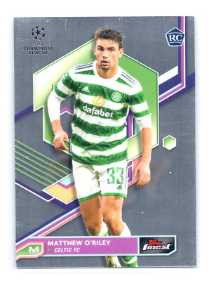 2023 Topps Finest UEFA #59 Matthew O'Riley Rookie Celtic | eBay