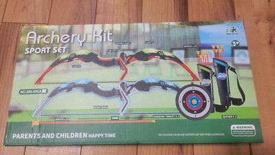 🔥🔥Kids Archery Sports Set - 2 Lighted Bows, 20 Suctions Arrows, 2 Hang ...