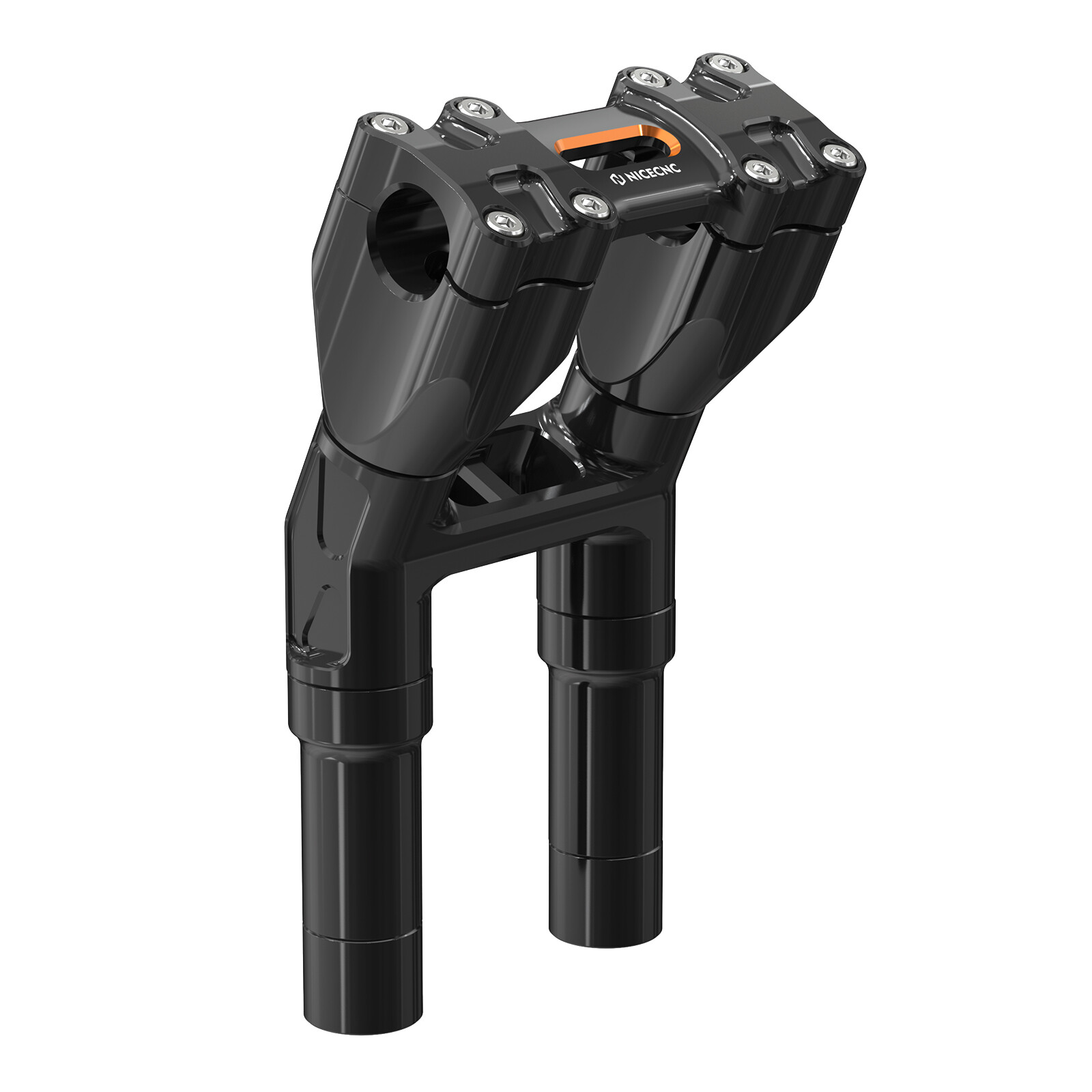 Modular Kickback Handlebar Riser Fit 1" Bar For Harley Dyna FXDFSE FXDB ...