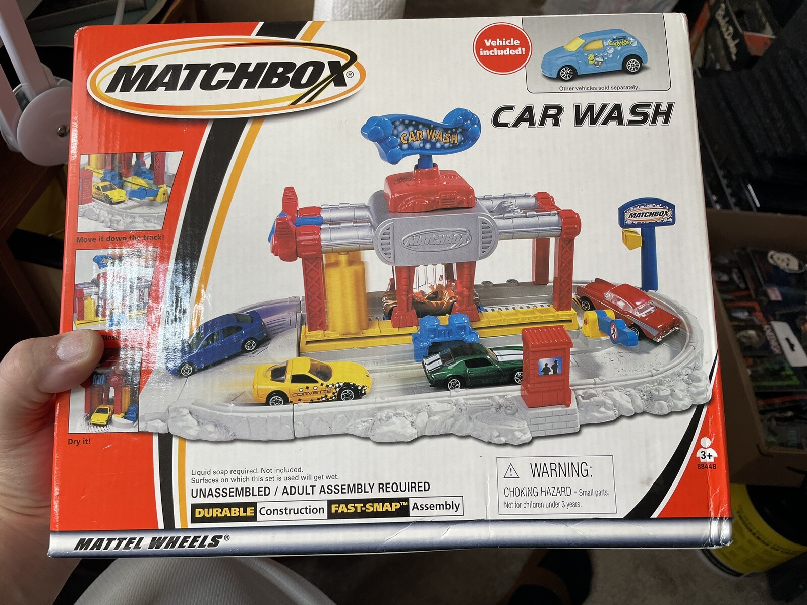 Matchbox Mattel Car Wash Play Set ***Includes 1 Car***New In Box*** | eBay