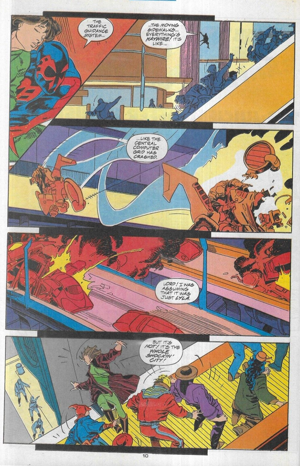 Spider-Man Comic 19 2099 Cover A First Print 1994 Peter Leonardi Lopez ...