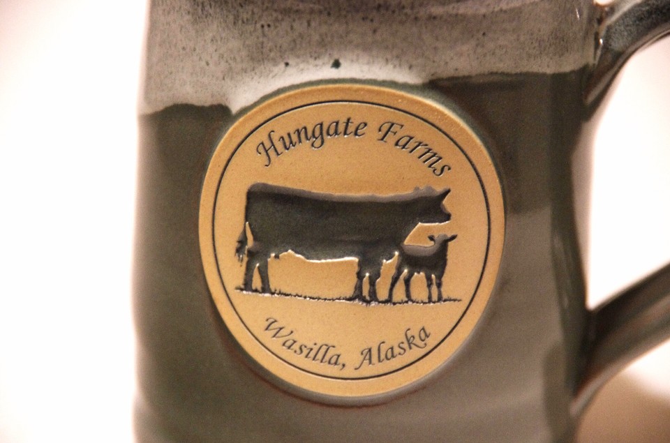 Deneen Pottery Hungate Farms Mug Wasilla, Alaska USA Made | eBay