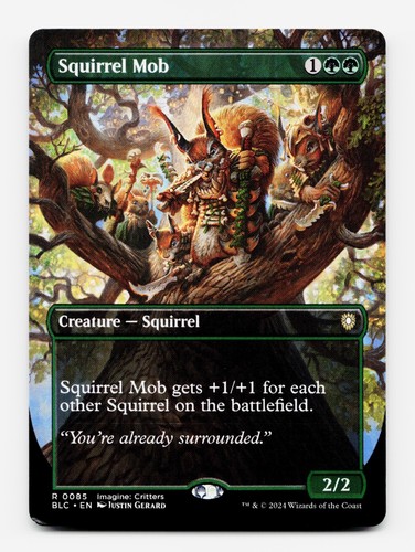 Squirrel Mob (Borderless) MTG Commander: Bloomburrow 🌳🌳 | eBay