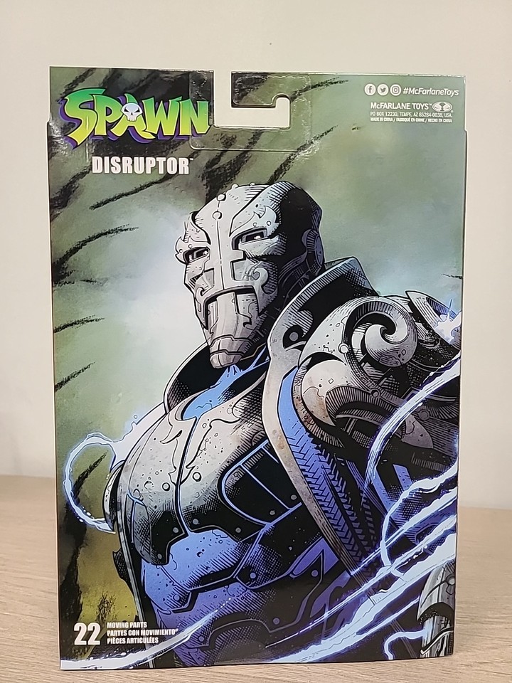 McFarlane Toys 7" Spawn Comic Action Figures Disruptor CHASE Platinum ...