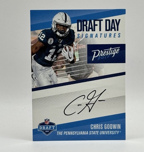 Chris Godwin 2017 Panini Prestige Football Draft Day Signatures Rookie ...