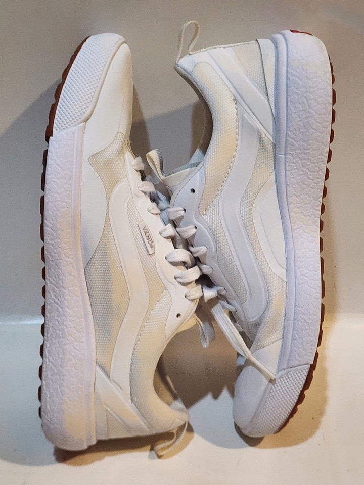 VANS "Off The Wall" Ultrarange Exo White Shoes 721356 Womens 9.5, Mens ...