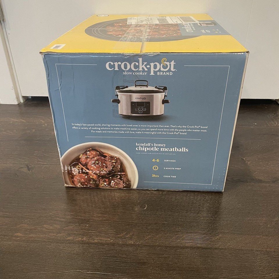 Crock-Pot 4 Quart Travel Proof Cook and Carry Programmable Slow Cooker ...