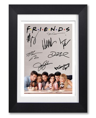 FRIENDS CAST SIGNED TV SHOW SEASON SERIES POSTER PHOTO AUTOGRAPH GIFT ...