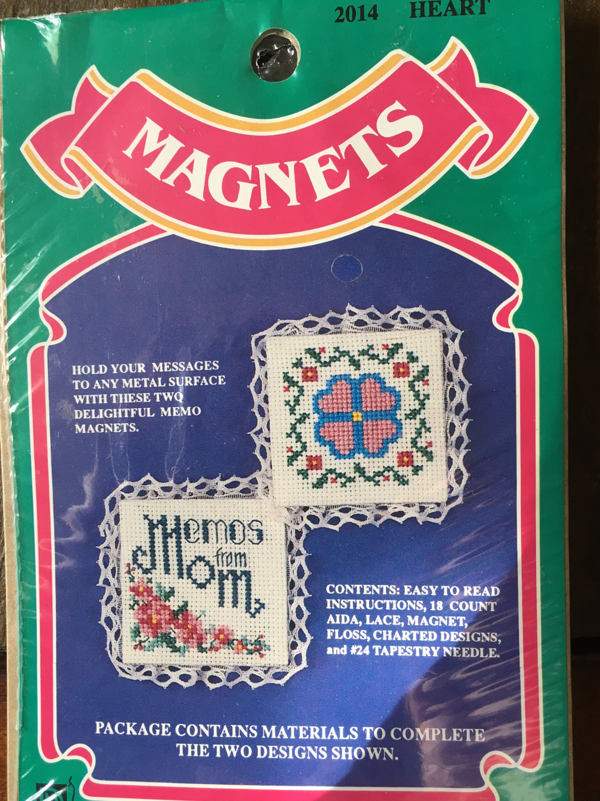 Cross Stitch Magnets kit - HEART | eBay