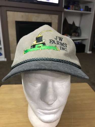 JW Farms AG Farming Combine Harvester Corn Wheat Snapback Trucker Hat ...