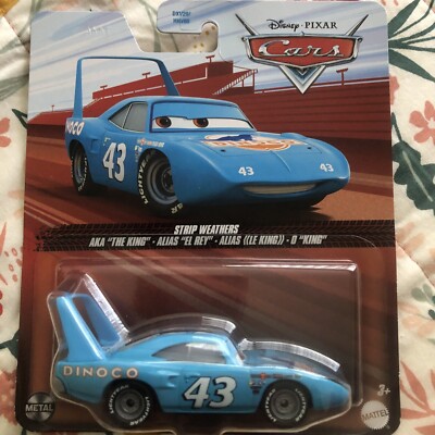 Disney Pixar Cars Dinoco The King Strip Weathers #43 Piston Cup Racers ...