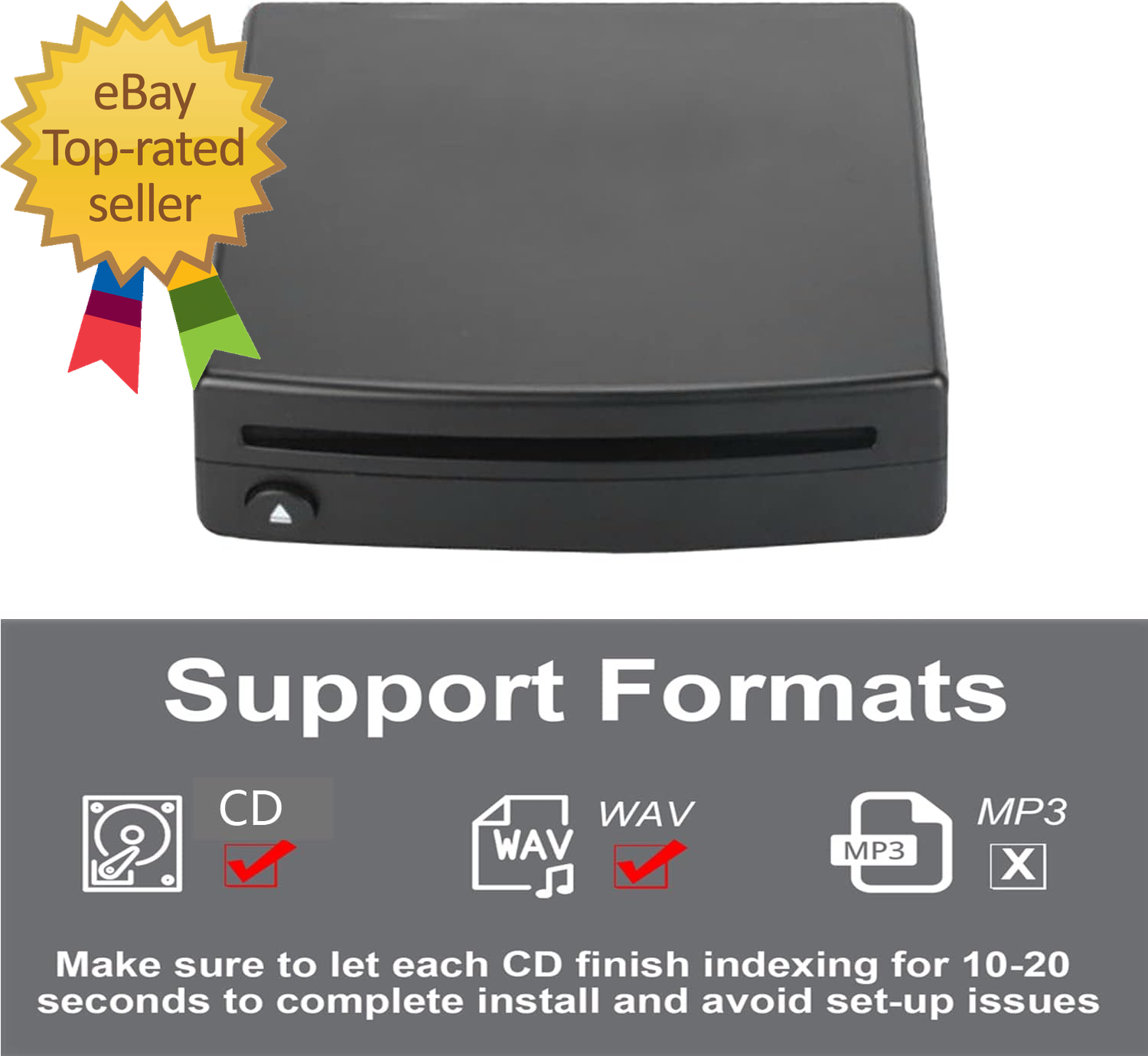 External USB Car Universal CD Player,Vehicle CD Player for Car via USB ...