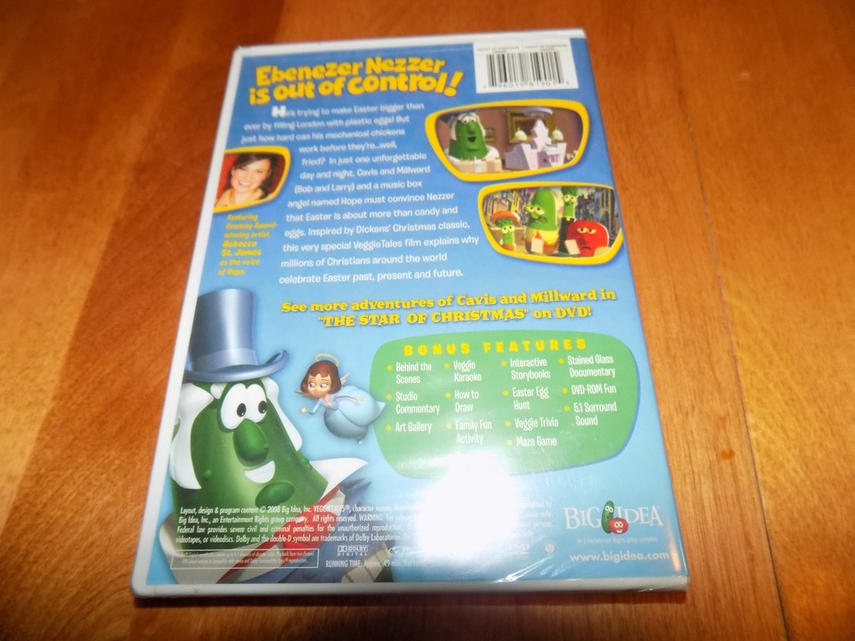 VEGGIETALES AN EASTER CAROL Veggie Tales Tales Holiday Classic DVD ...