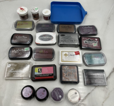 Stamp Ink Pad Lot Color Box Ink Pad Lot Watermark Ink Pad Archival Ink ...
