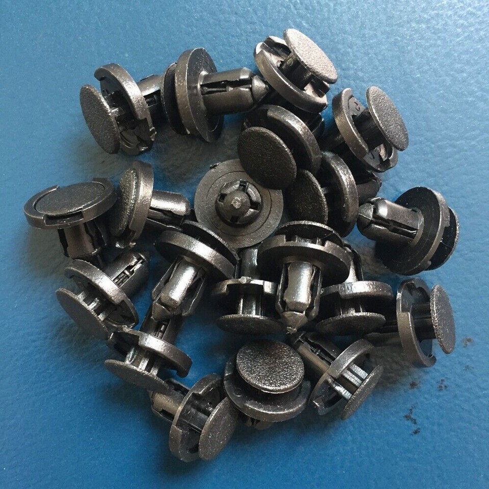 100Bumper Fender Liner Clips Fastener Retainer 01553-09611 For Nissan ...