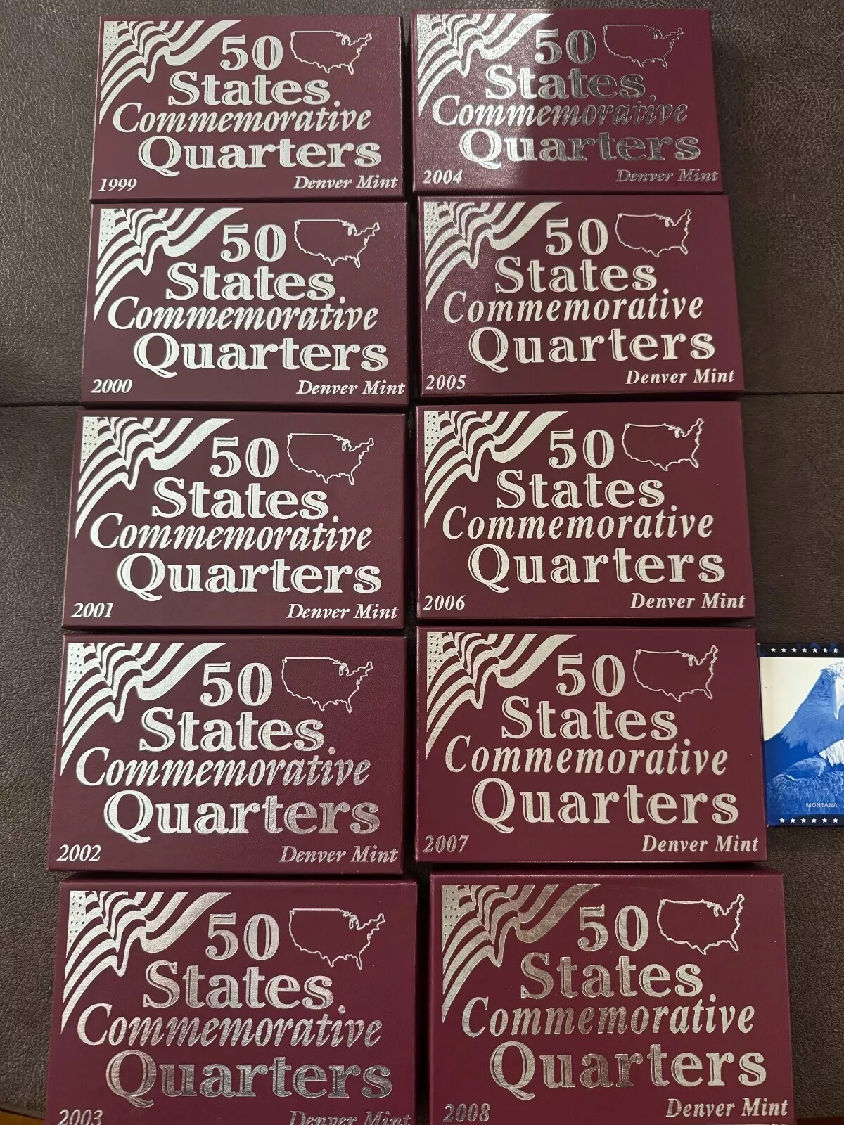 50 States Commemorative Quarters - 1999-2008 - BU - Philadelphia Mint ...