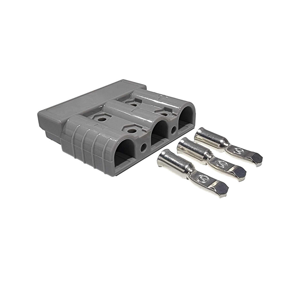 Blue Bar 3 Pin Anderson Style Plug Pos / Neg / Ignition Wire | eBay ...