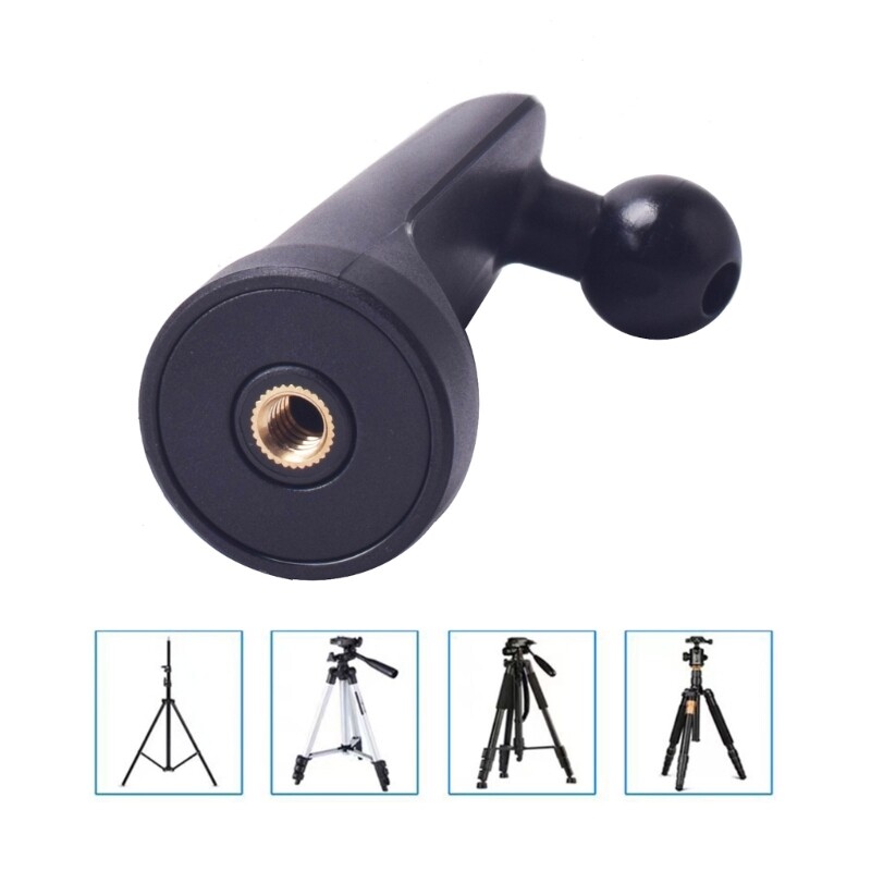 Ball Mount Adapter for Tripod Selfie Stand Adjustable Bolts Connector ...