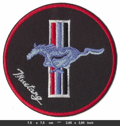 FORD MUSTANG Aufnäher Aufbügler Patches Auto cars Sportwagen V8 USA | eBay