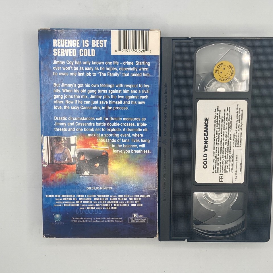 Cold Vengeance / Sometimes a Hero (2003), DTV VHS Movie, Velocity Home ...