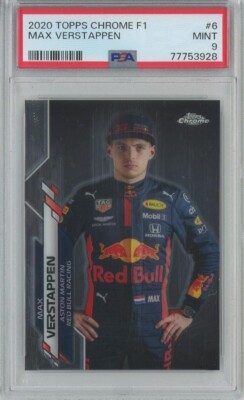2020 Topps Chrome Formula 1 Racing Max Verstappen Base/F1 Driver/#6 ...