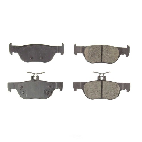 Disc Brake Pad Set-Rear Z16 Low-Dust Ceramic Brake Pads Power Stop 16 ...
