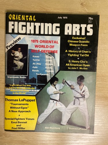 Oriental Fighting Arts July 1975 Self Defense Magazine B1699 | eBay
