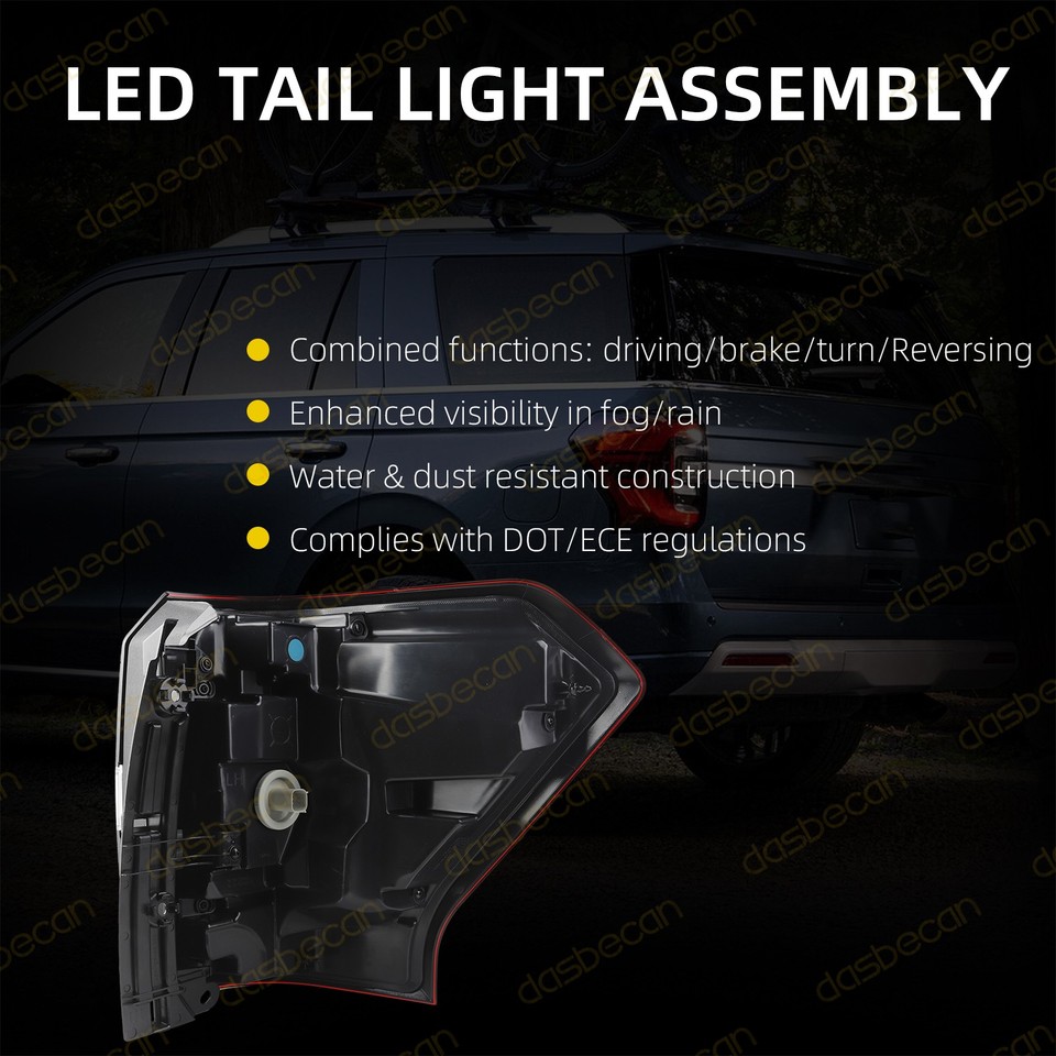Left Driver Side LED Tail Light For Ford Expedition 2022-2024 NL1Z ...