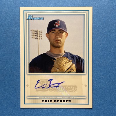 Eric Berger 2010 Bowman Prospect Autographs #BPA-EB AU | eBay
