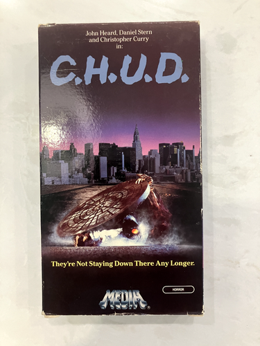 CHUD VHS Rare Horror Media Release bottom flap 1984 C.H.U.D. | eBay