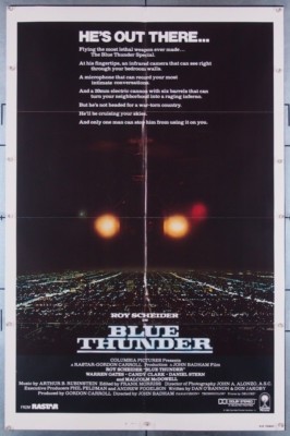 BLUE THUNDER (1983) 3544 Movie Poster U.S. One-Sheet Roy Scheider ...