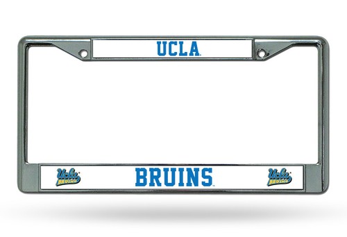 UCLA BRUINS EMBOSSED CHROME LICENSE PLATE FRAME #6 - NEW | eBay