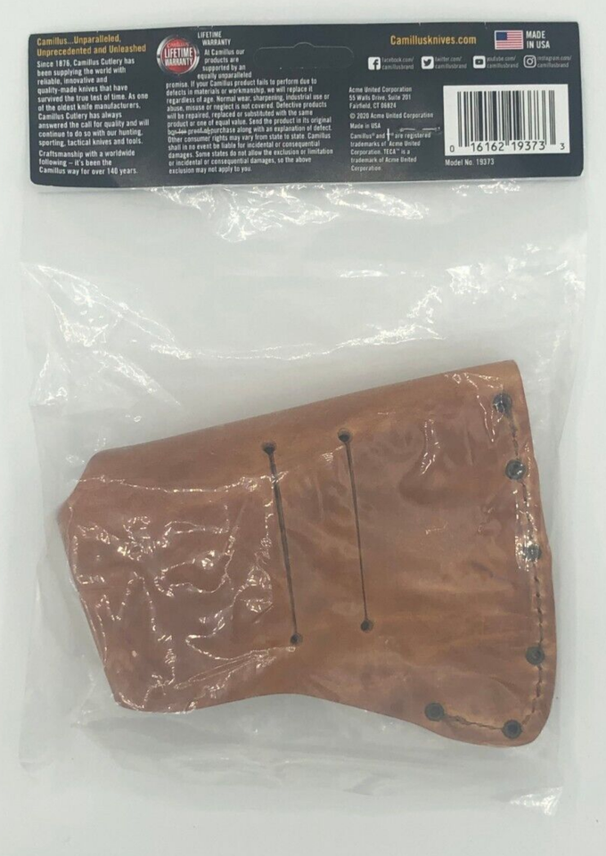 Camillus TECA Leather Hatchet Sheath Axe Holster Cover (19373) | eBay