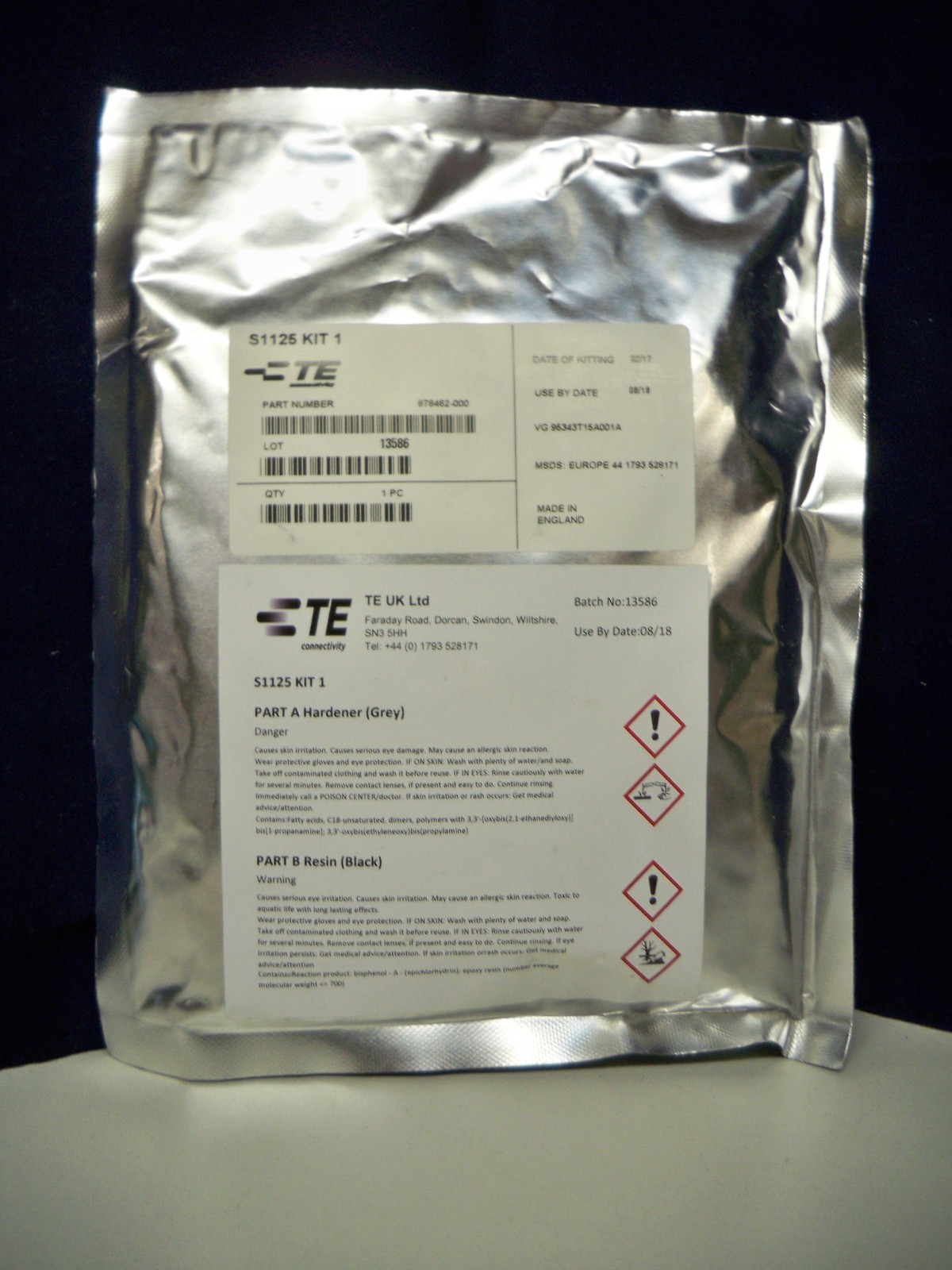 1pcs S1125-KIT-1 - TE Connectivity Raychem - TE Connectivity EXP. 08/18 ...