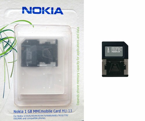 NOKIA MU-13 1 Gigabyte MMC MOBILE CARD | eBay