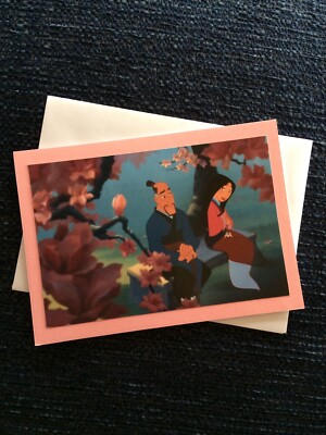 Mulan Blank Card, Disney, Personalisation Available.Charity, Handmade ...