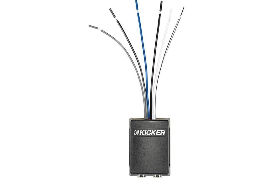 KICKER 46KISLOC2 Car Speaker Wire-to-RCA Line-Out Converter LOC 12v ...