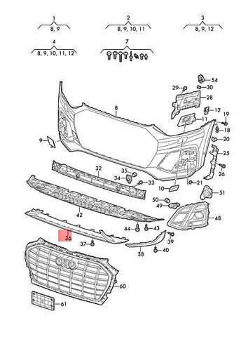 Genuine Underrun Bar 80A807531DIX3 | eBay