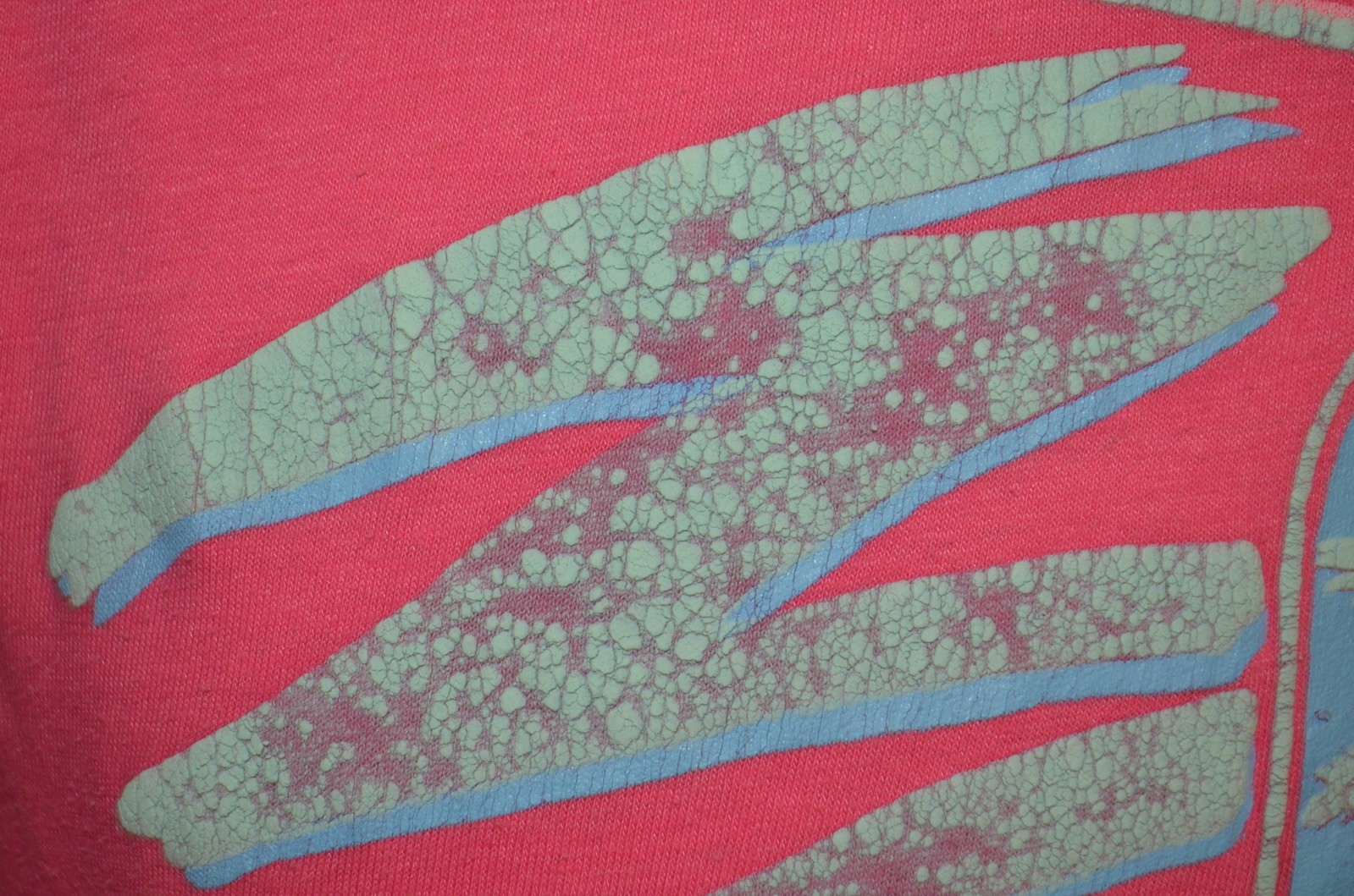 Puerto Rico Pink Vaporwave Beach Single Stitch Hanes … - Gem